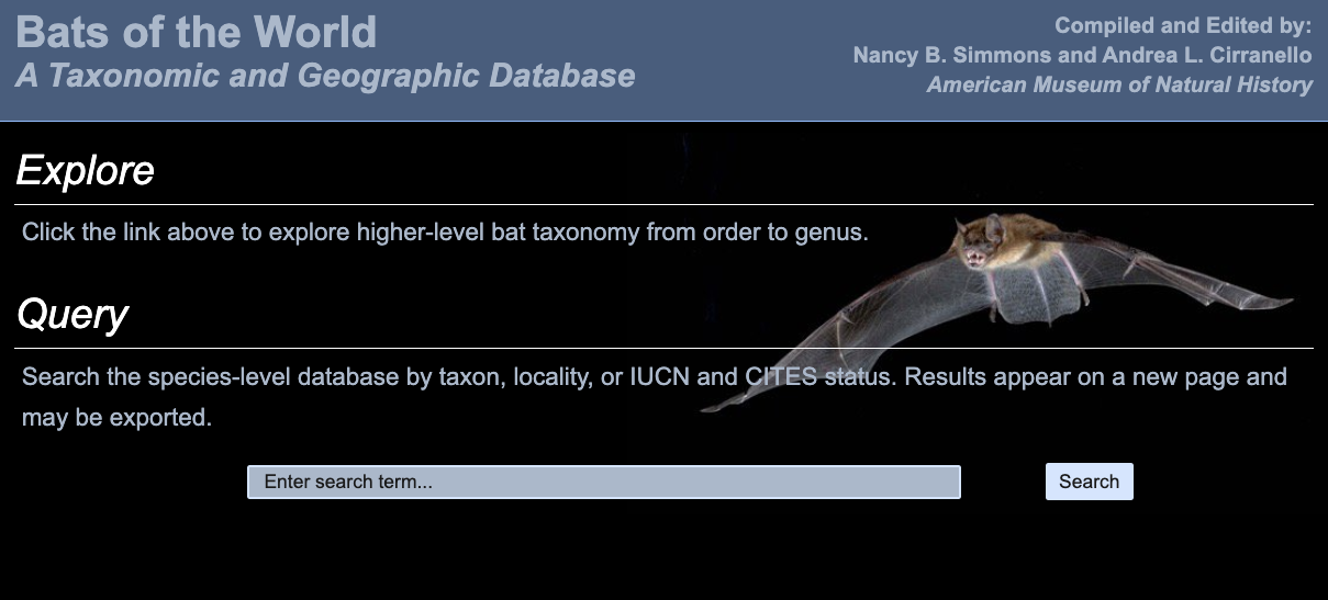 GLOBAL BIODIVERSITY DATA EXPLORER